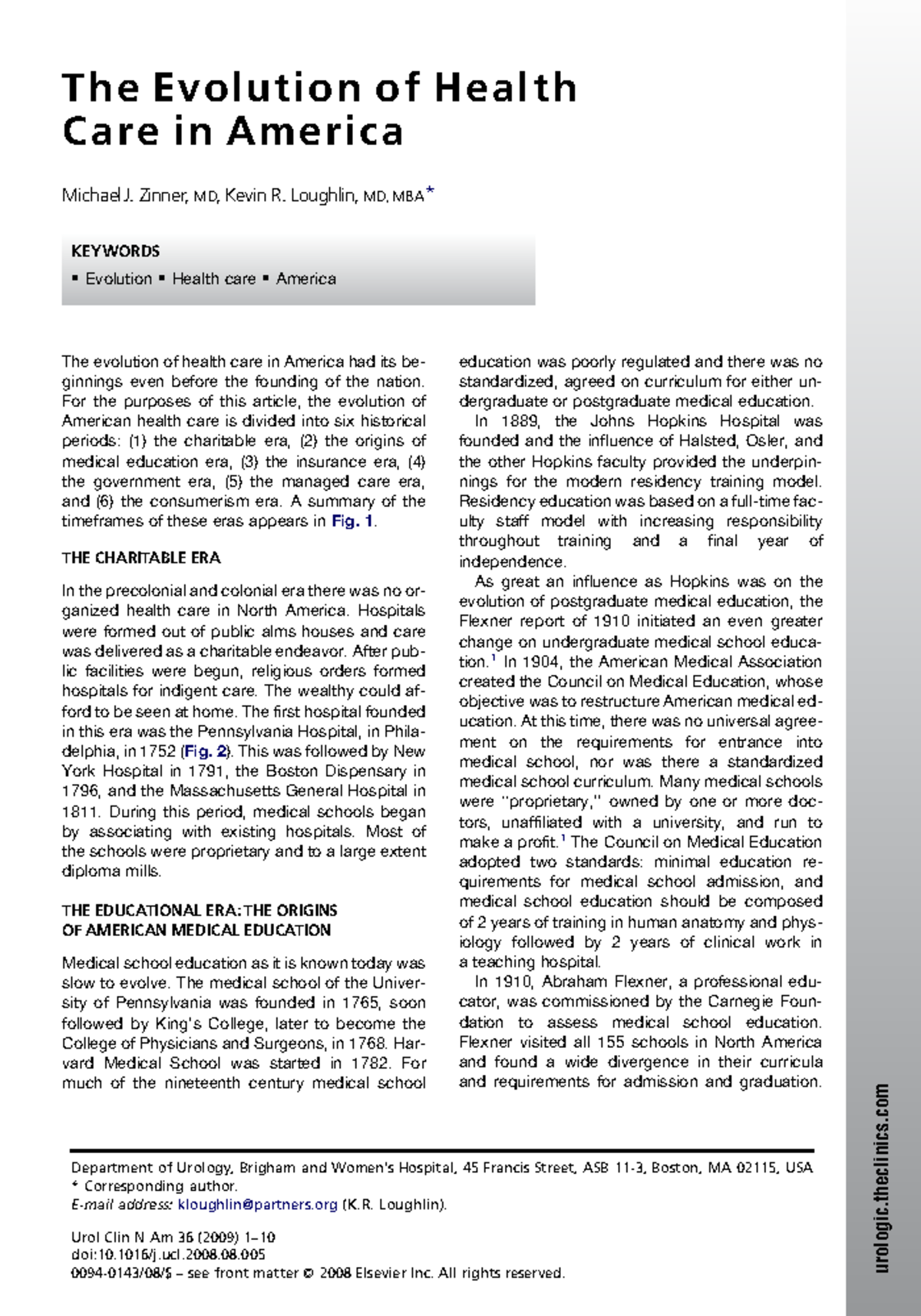 The Evolution of Health Care in America: A Historical Overview - Studocu