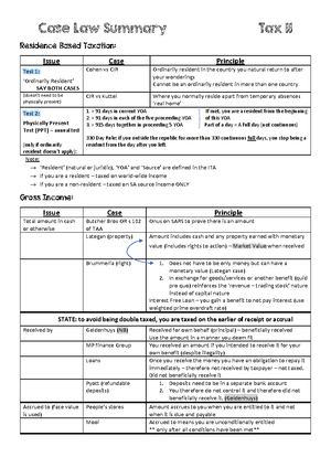 CAPITAL GAINS TAX (CGT) PART 2: Key Concepts & Examples - Studocu