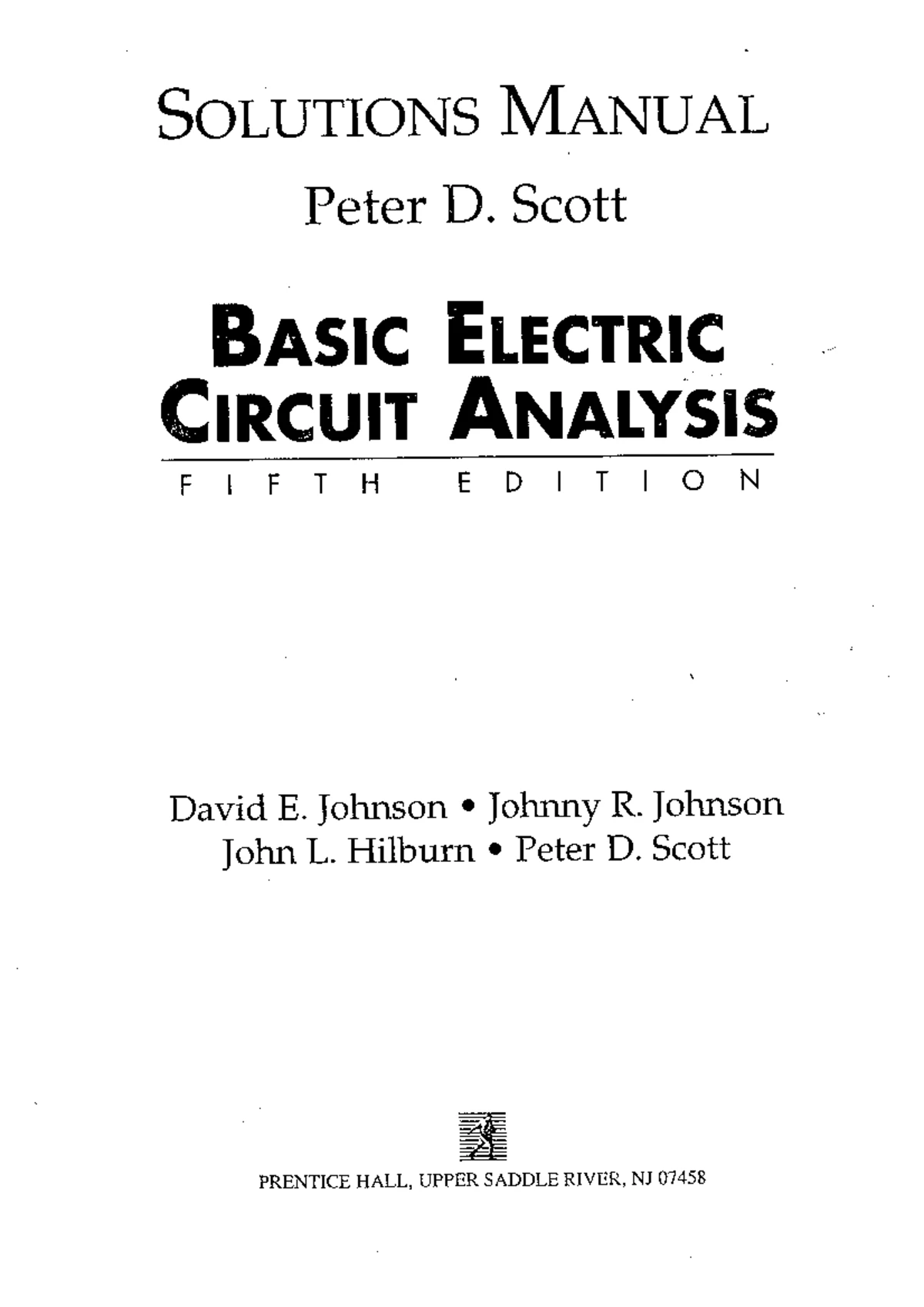 Basic Electric Circuit Analysis Ch3-42 solution Peter Scott - CHAPTER 3 ...
