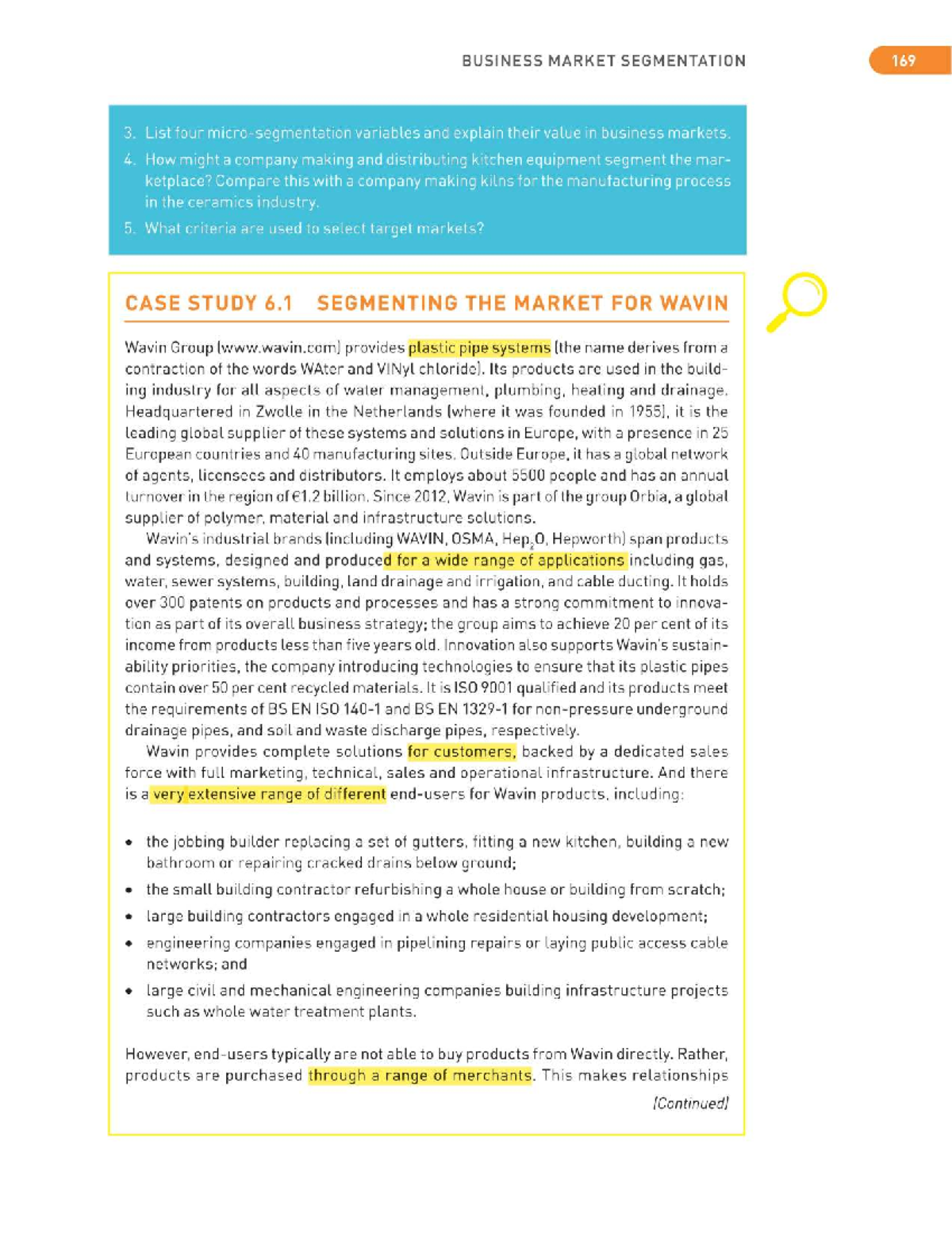 CASE STUDY 6 - Business Market Segmentation and Targeting Techniques ...