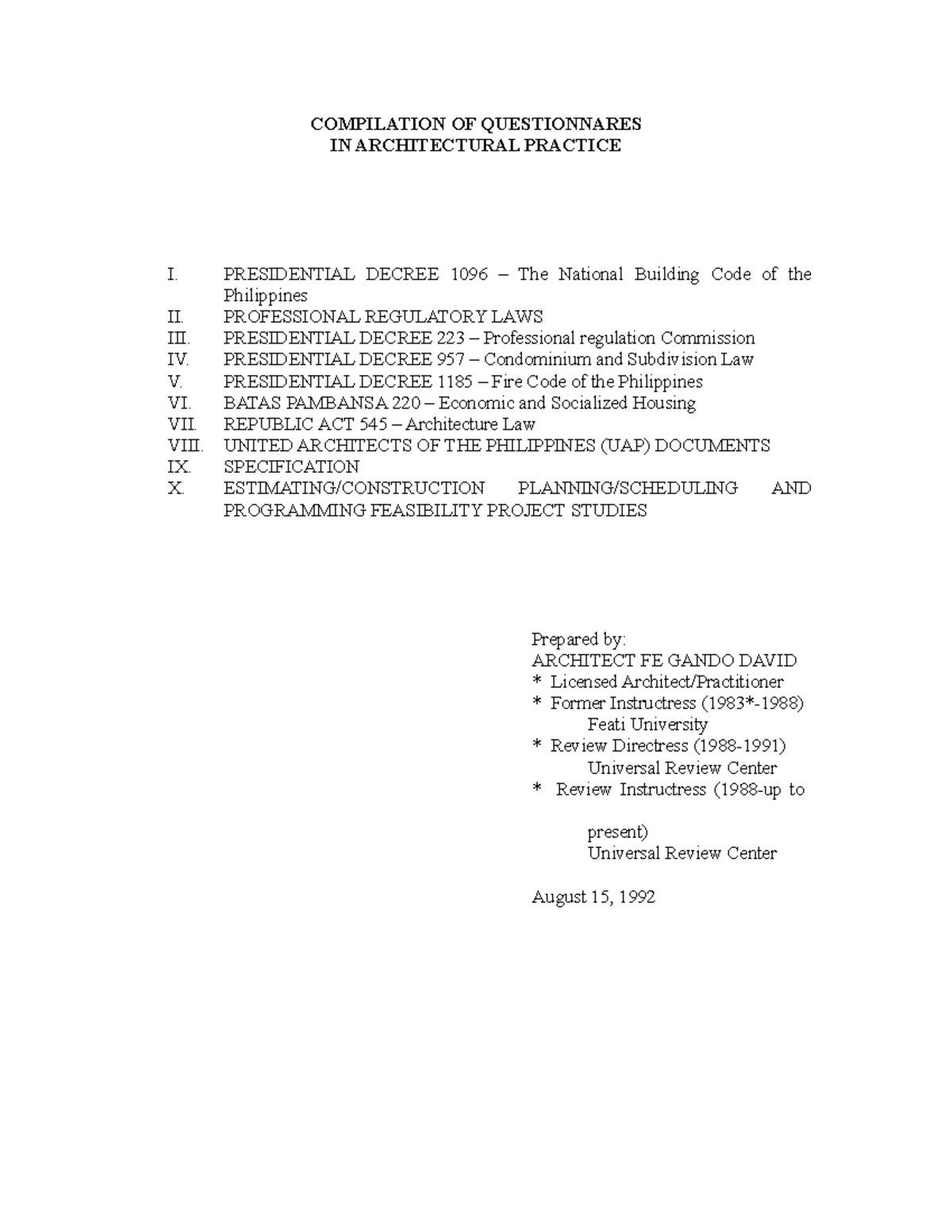 standards professional practice no 207 - SPP NO. 207: DESIGN BUILD ...