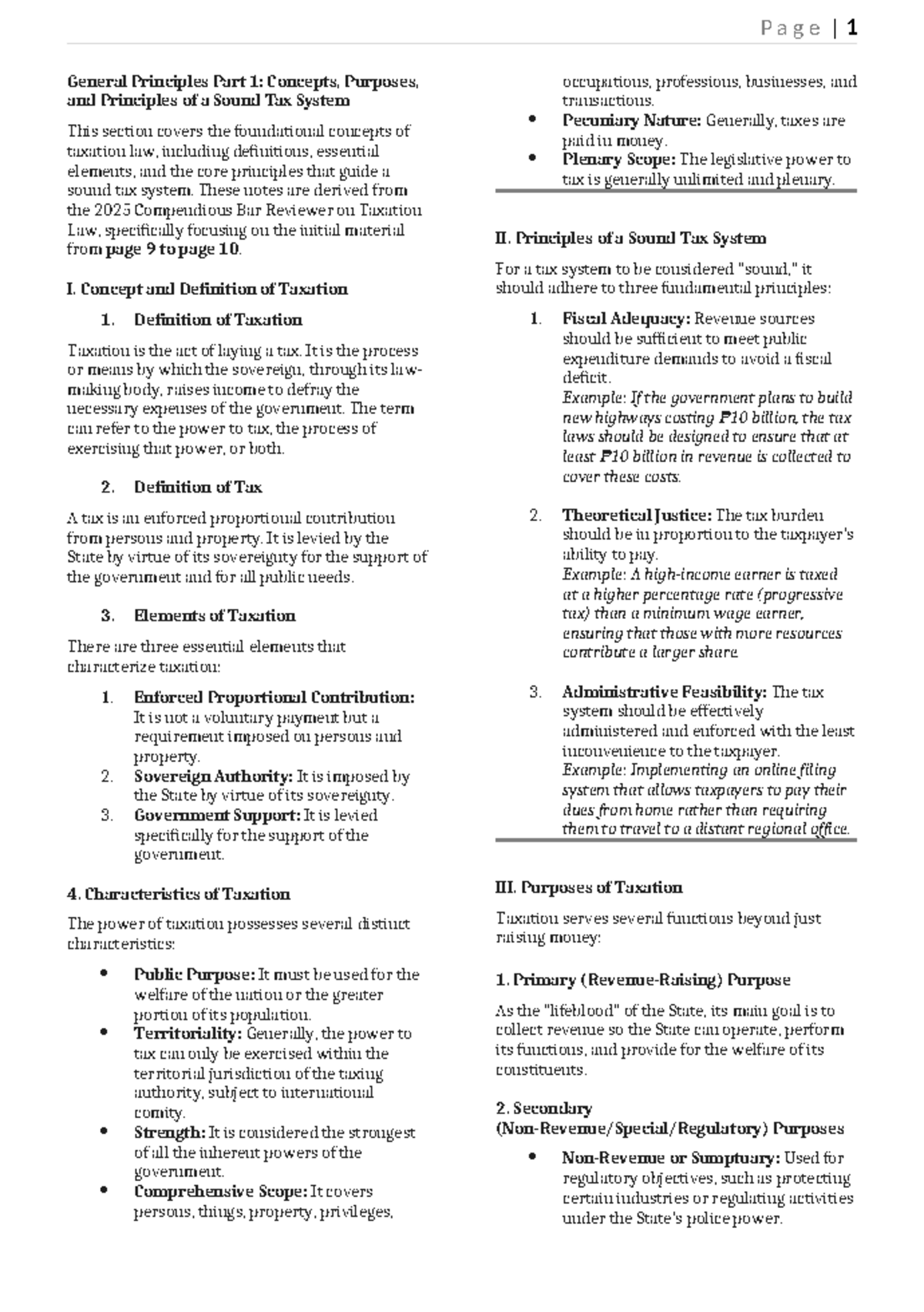 General Principles of Taxation Law: Concepts and Core Principles (2025 ...