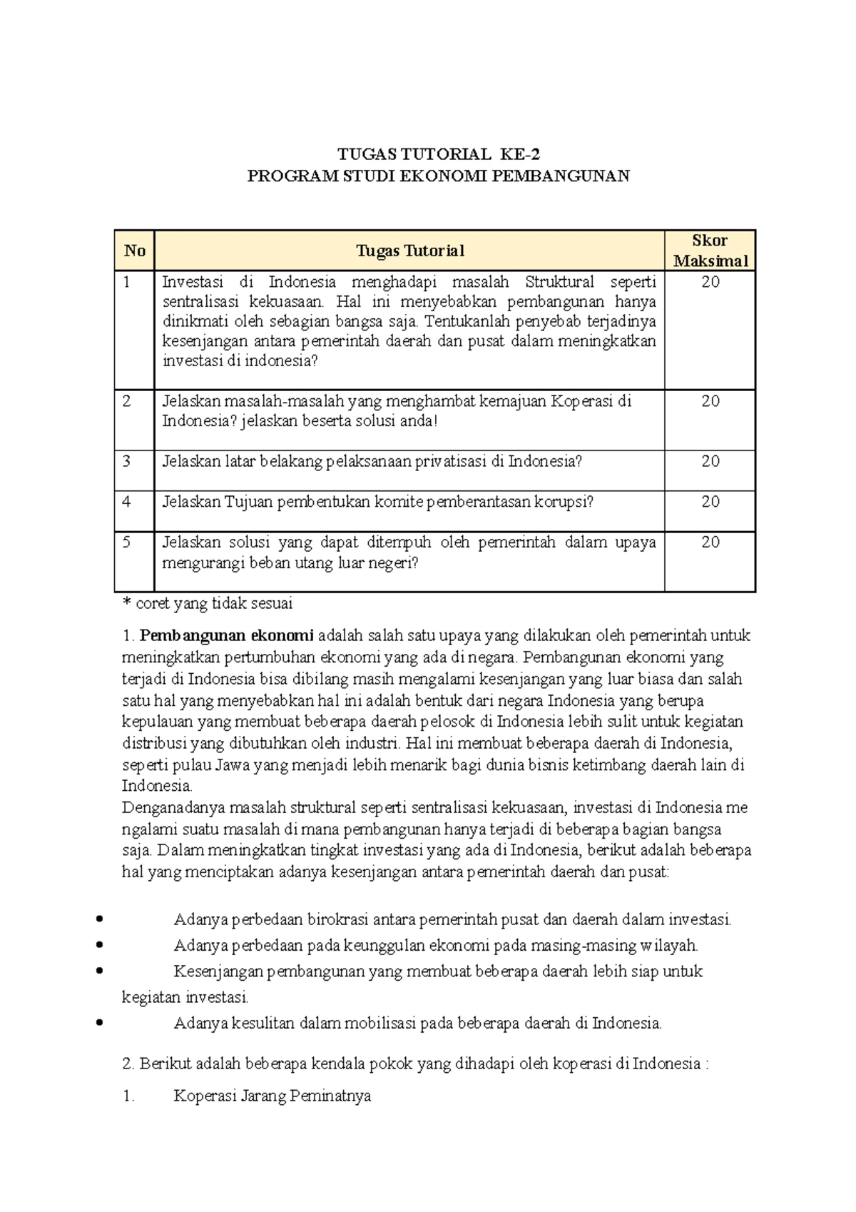 Tugas 3 Analisis Perekonomian Indonesia dan Kemiskinan 2024 - Studocu