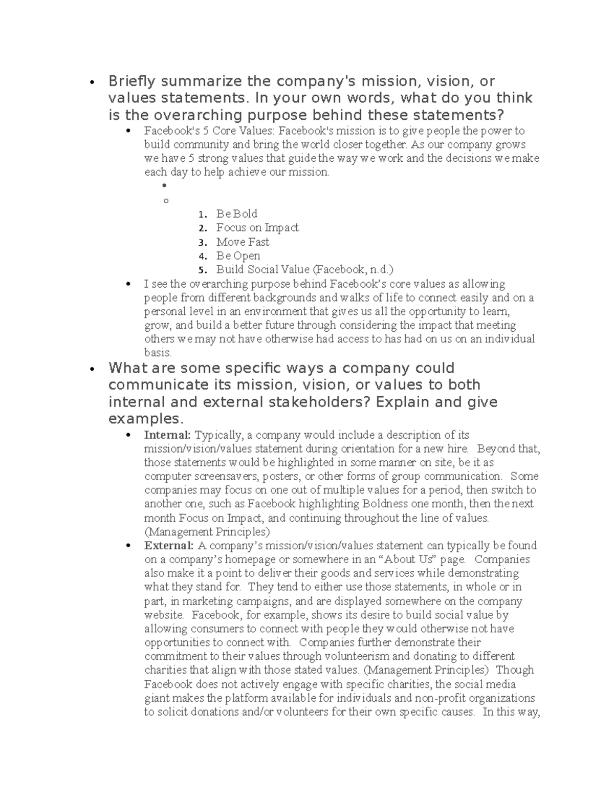 Introduction to Communication Module 2 Quiz Answers (30/30 - A) - Studocu