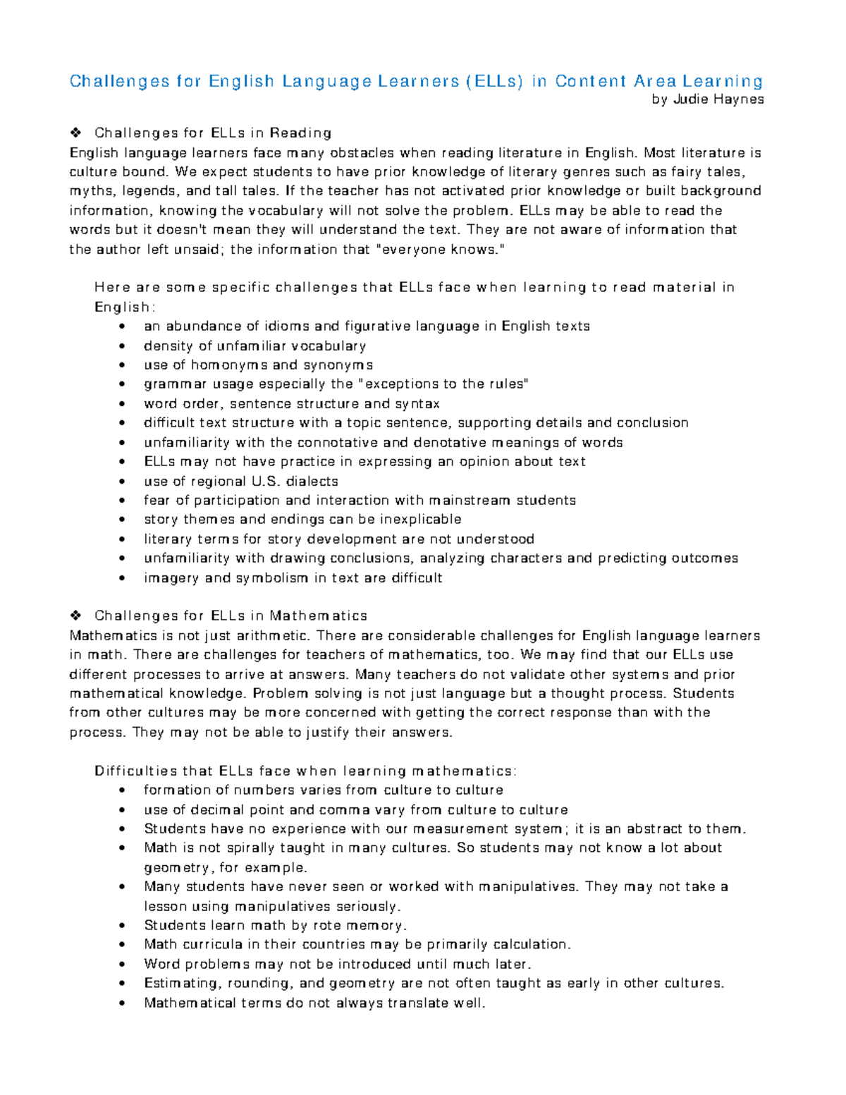Challenges Tips for English Language Learnersmo - Challenges for ...