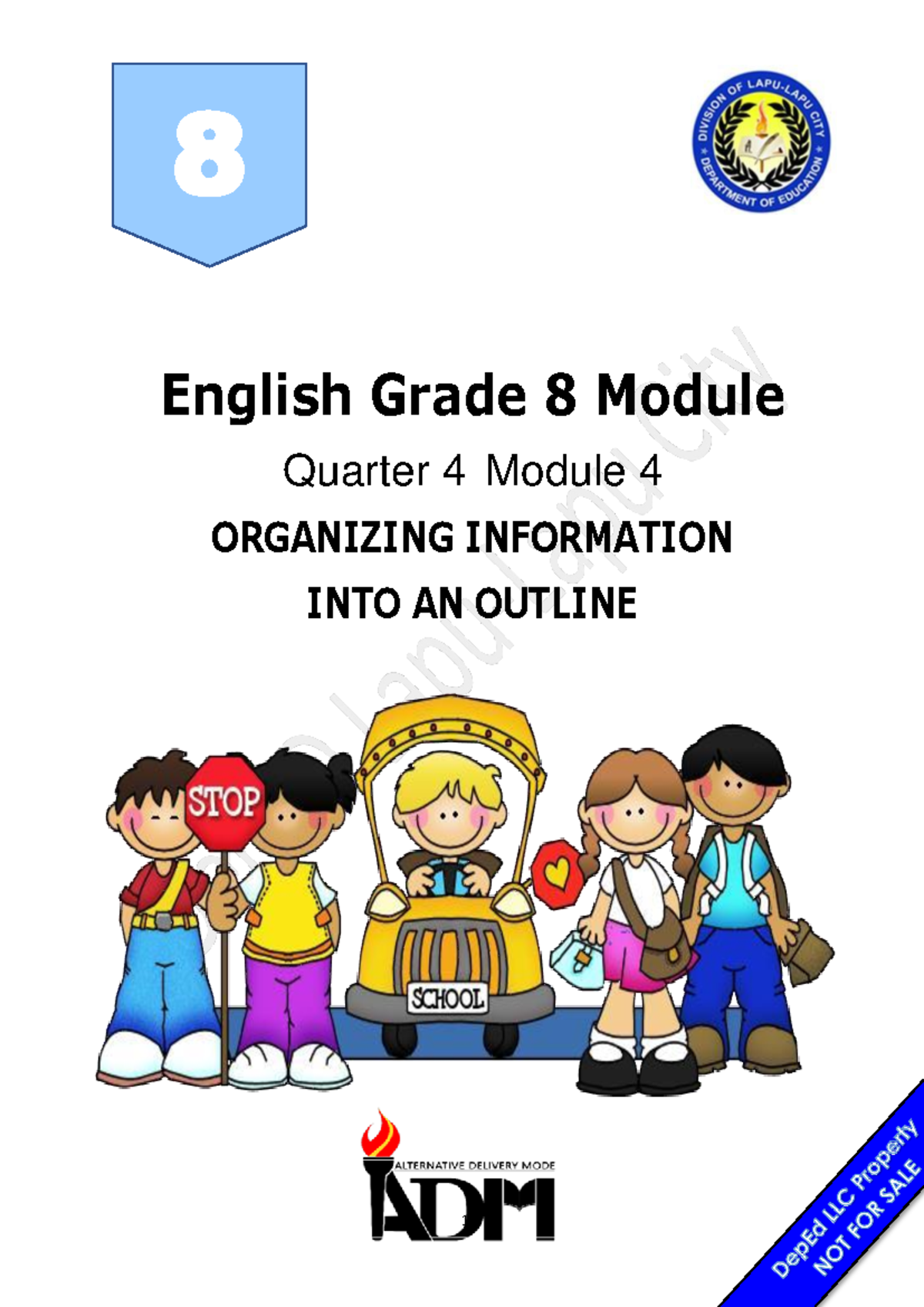 English 8 Q4 M4: Organizing Information into an Outline - Studocu