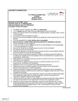 [Solved] Explain - Digital Logic (ICT2632) - Studocu