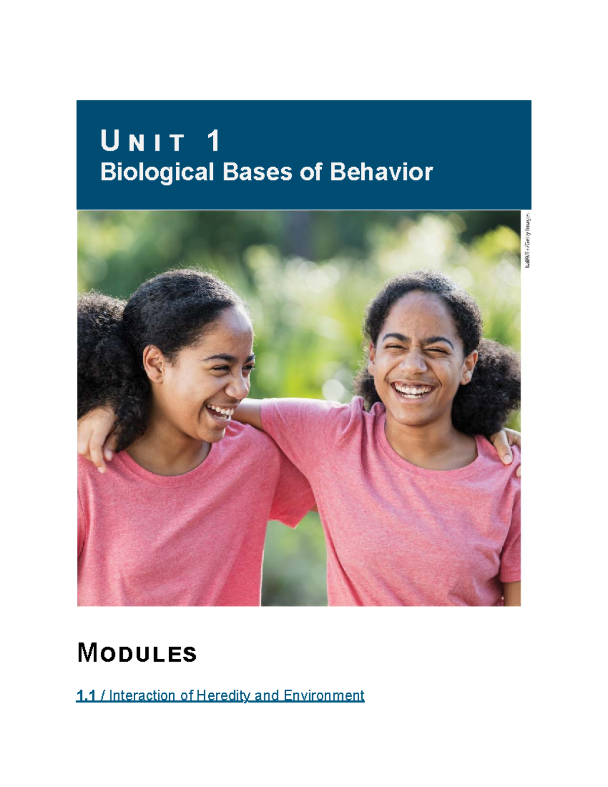 AP® Psychology: Biological Bases of Behavior & Nature-Nurture ...