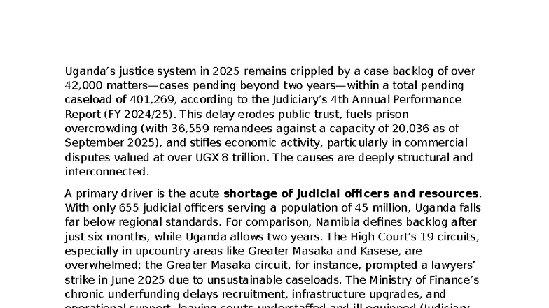 Justice System in 2025: Causes of Delayed Justice and Backlog Issues ...