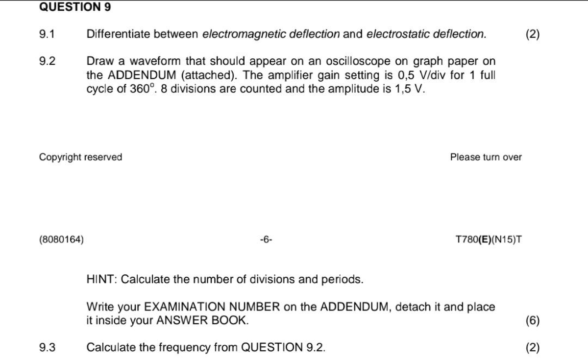 Industrial Electronics N4: Exam Questions and Calculations - Studocu