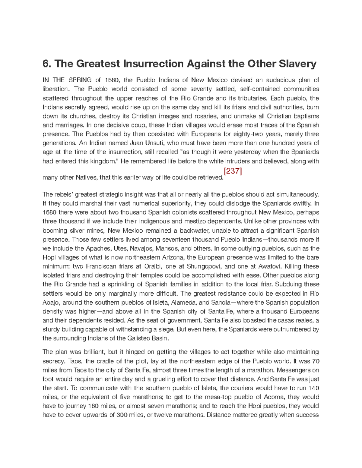 The Pueblo Revolt of 1680: A Study of Indigenous Resistance - Studocu