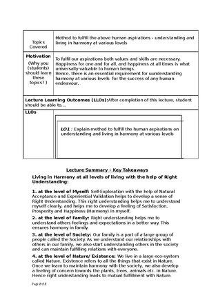 UHV3 - Continuous Happiness and Prosperity: A look at basic human ...