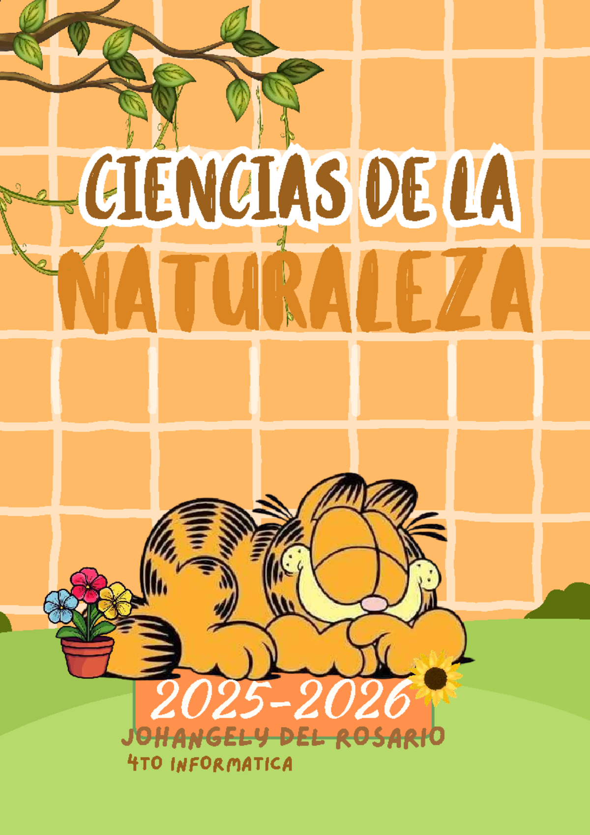 Pink Cute Aesthetic Notebook Cover Document A4 - 2025- JOHANGELY DEL ...