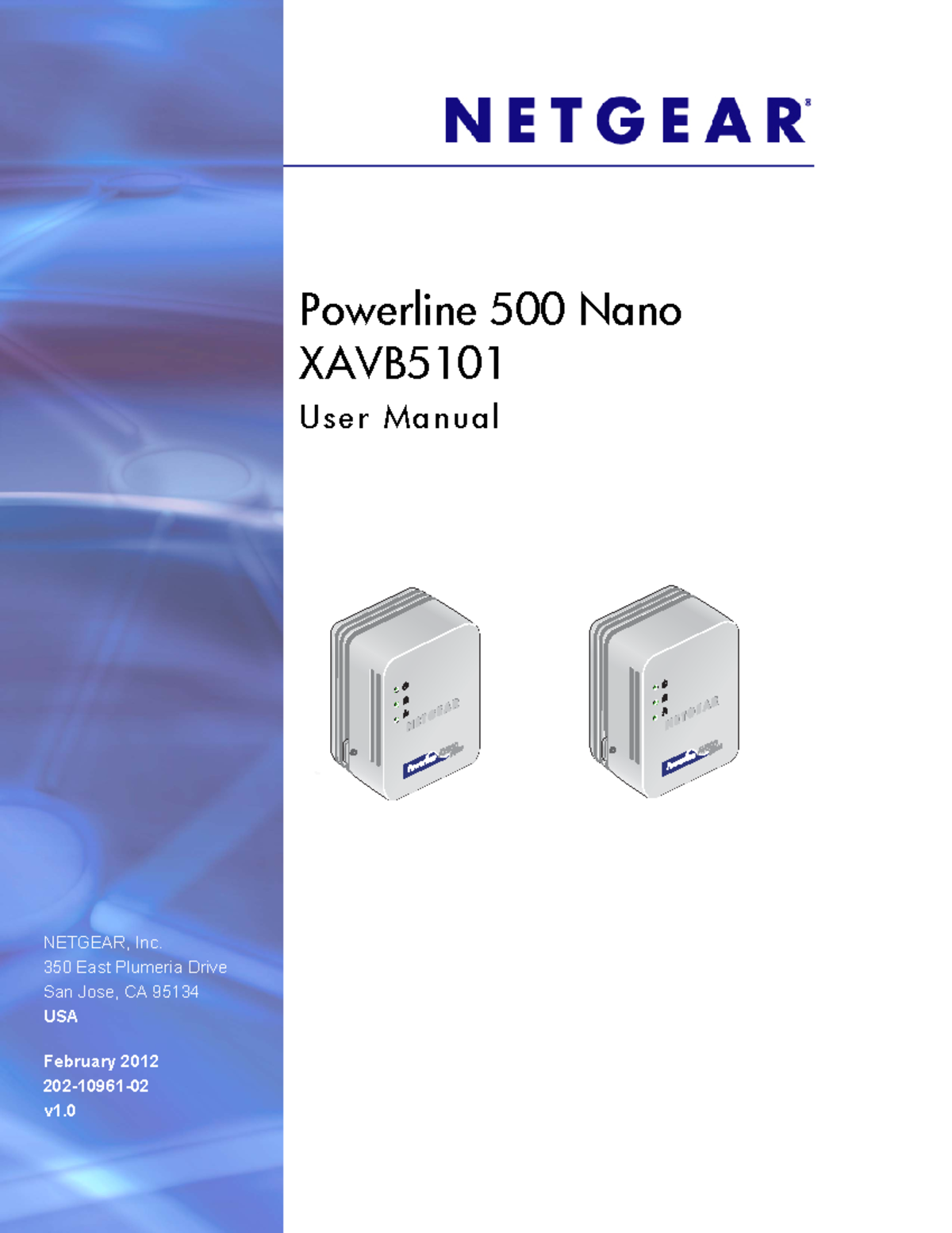XAVB5101 User Manual: Powerline 500 Nano Overview and Setup - Studocu