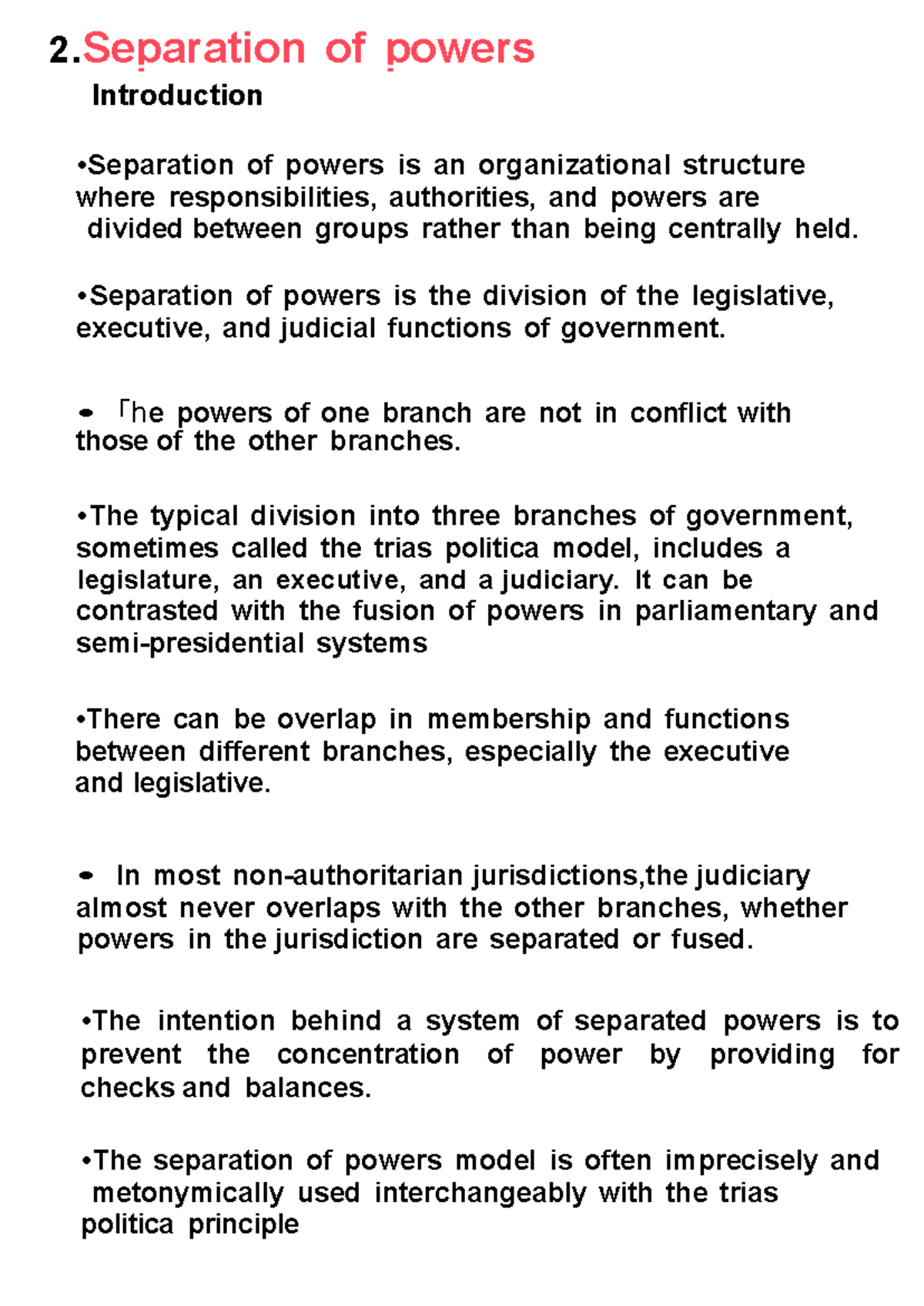 Power of separation - FVDFDSFDSFDES - 2 of powers Introduction ...
