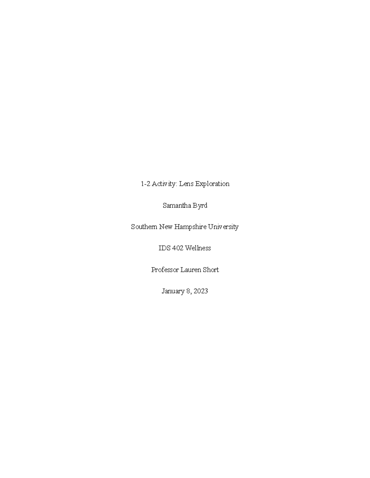 IDS 402 Module 1 Activity: Exploring Post-Traumatic Stress Disorder ...