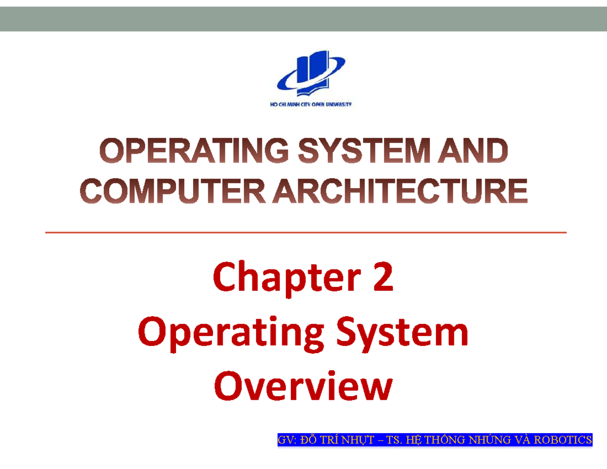 Microsoft Power Point - 1-1-Chapter 2 OS - Chapter 2 Operating System ...