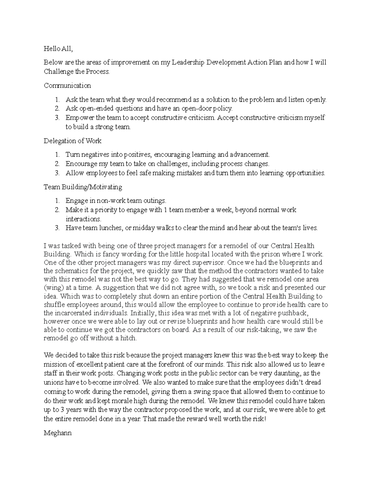 OL 328 Module 4 Discussion: Leadership Development & Project Management ...