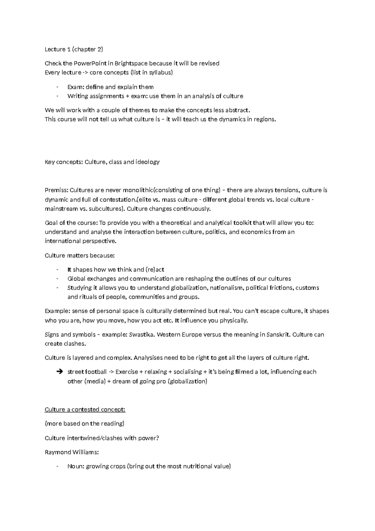 Lecture 1 - Chapter 2: Understanding Culture Dynamics and Concepts ...
