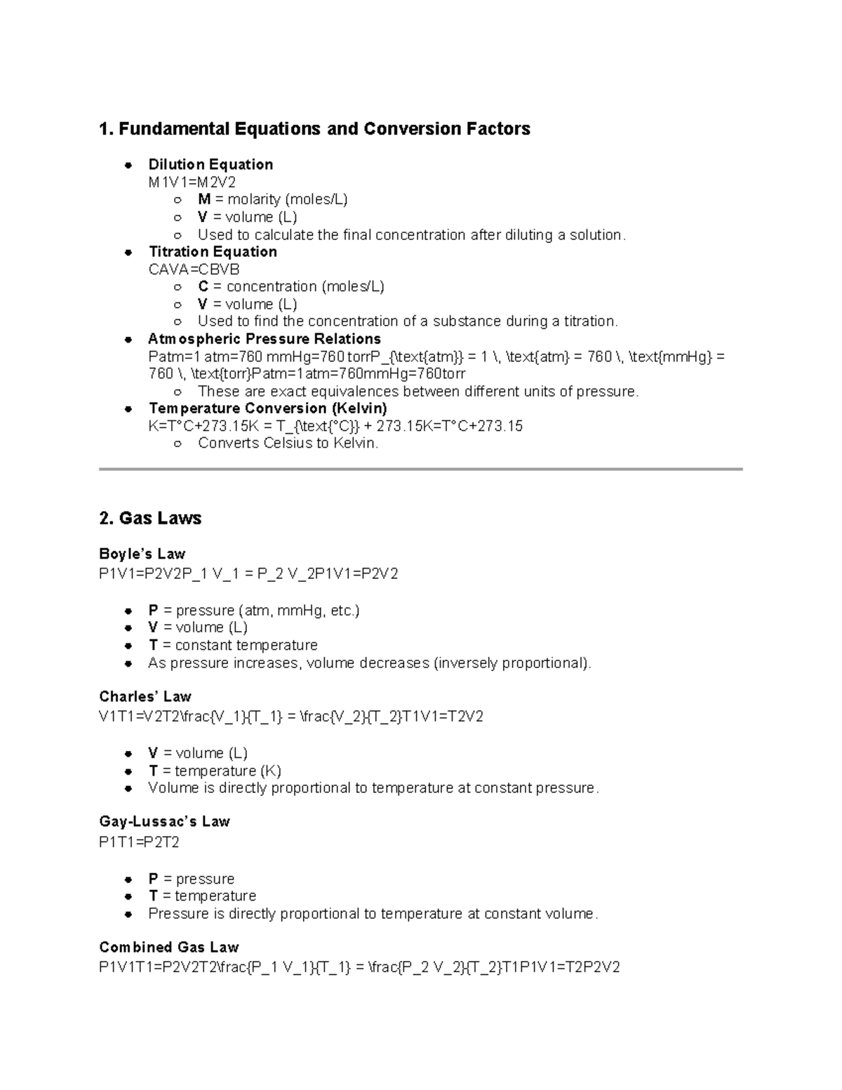 Chem 111 Exam 3 - Comprehensive Study Guide for Key Concepts - Studocu