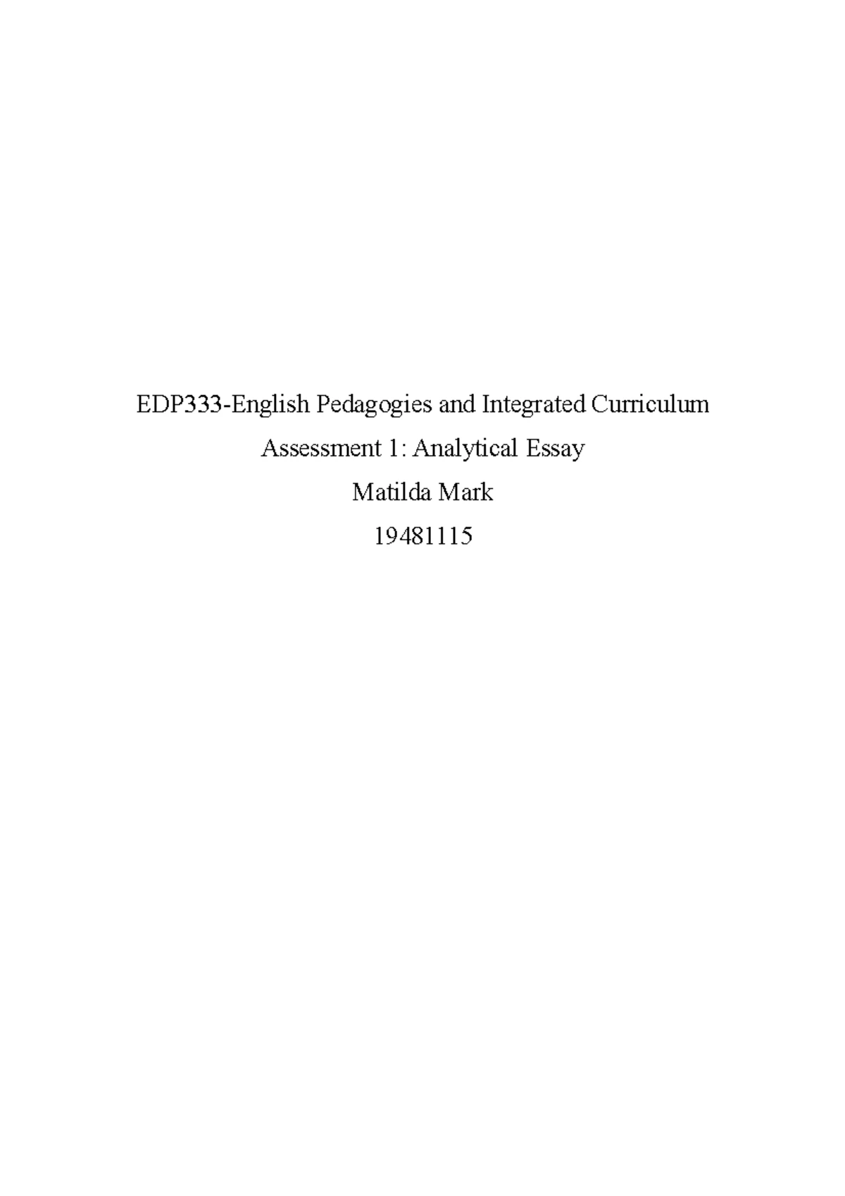 Interpretive text techniques - o (1st, 2nd, 3rd) – sentence length ...