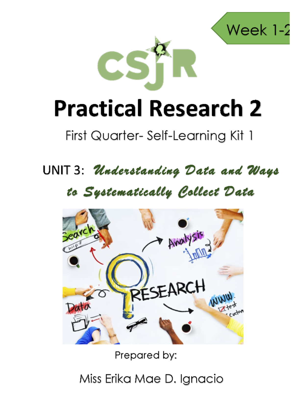 Research Project Module 1 - Practical Research First Quarter- Self ...