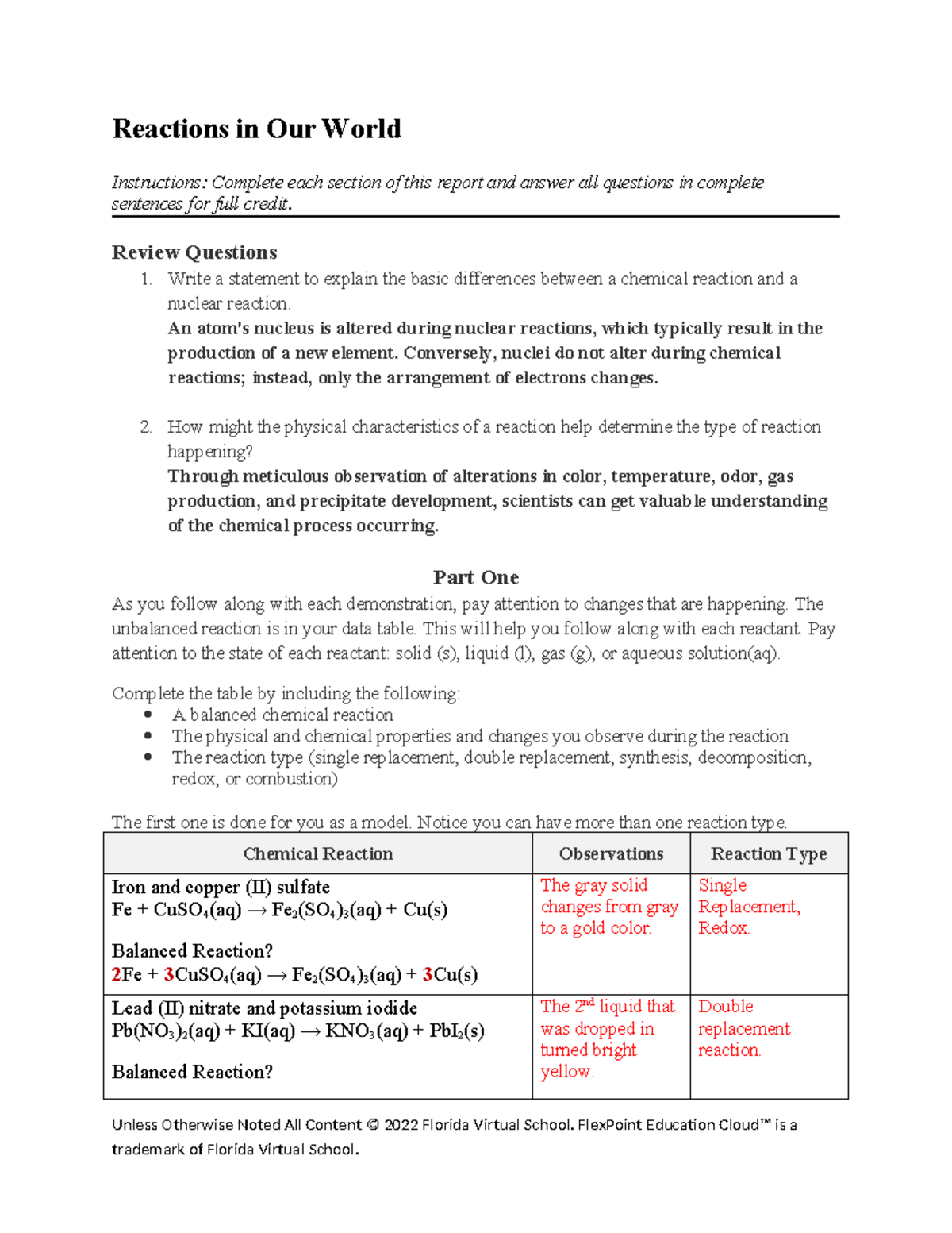 04.05 CHEM - Chemistry Assignment: Exploring Chemical & Nuclear ...