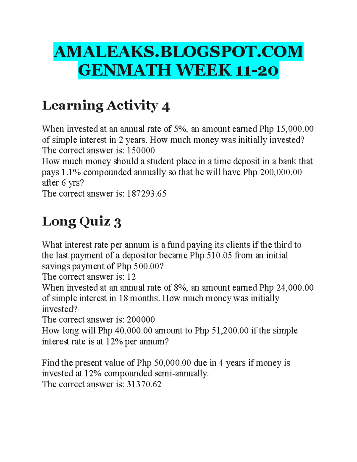 1642746374897 Thank YOU Gen Math Week 11-20 - AMALEAKS.BLOGSPOT GENMATH WEEK 11- Learning ...