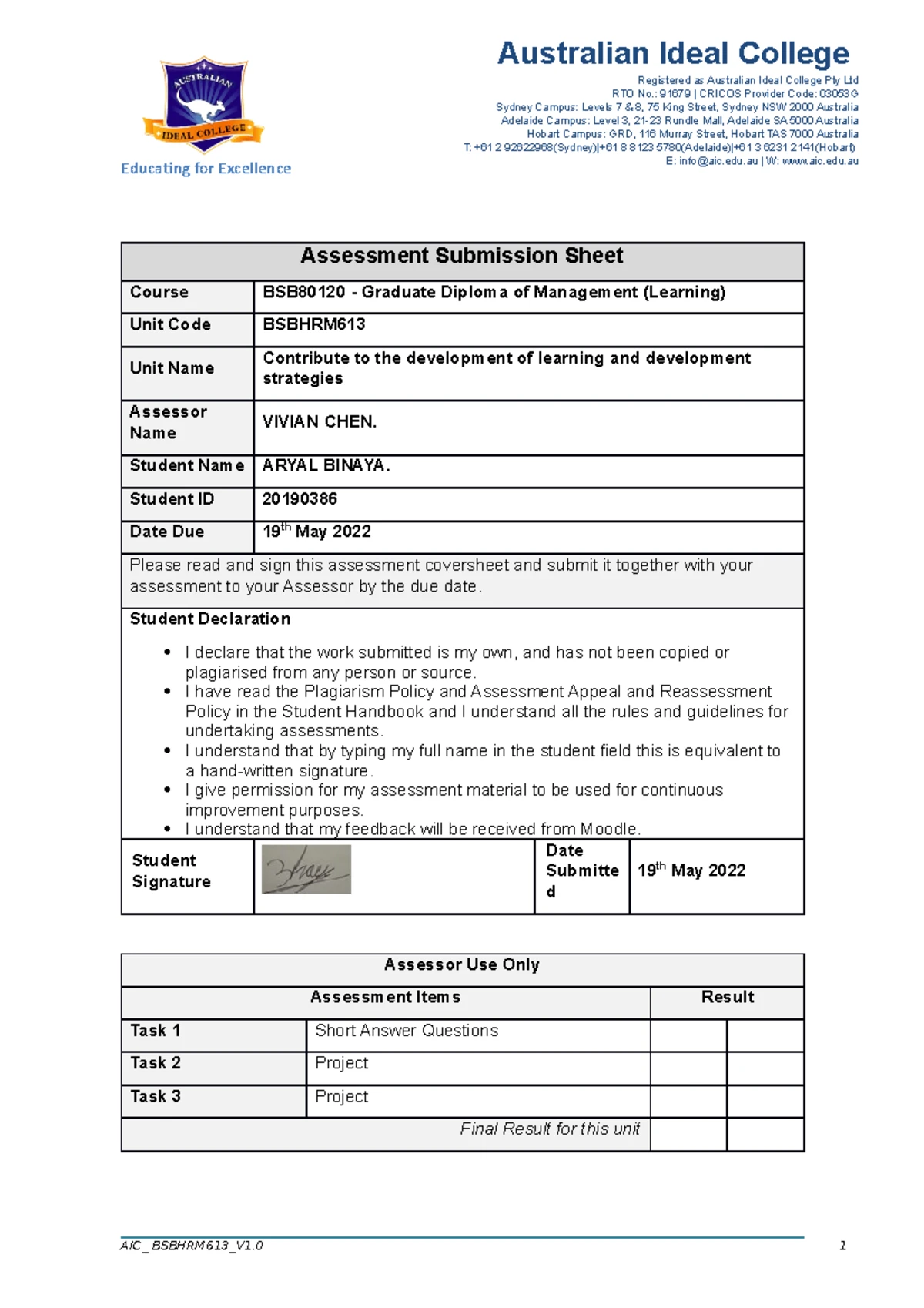 G8 CAS Project 2025: Creative Arts & Sports School-Based Assessment ...
