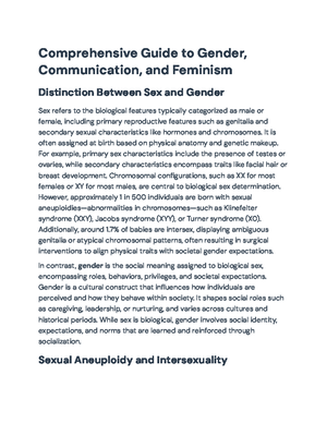 [Solved] Gender in Communication chapter 7 Catherine Helen Palczewski ...