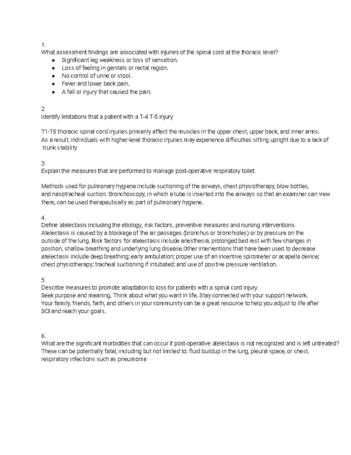 MS-18 - SIM Ticket - 1. What assessment findings are associated with ...