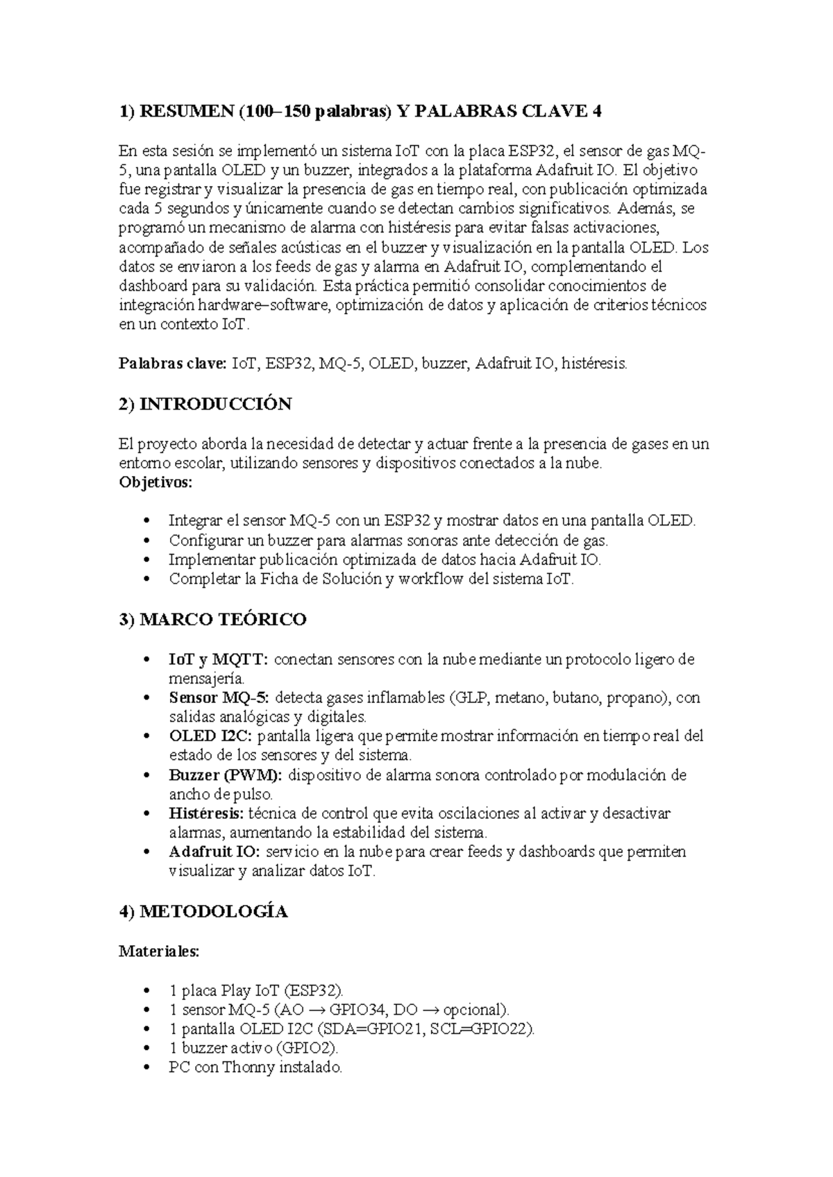 Informe 4: Implementación de un Sistema IoT con ESP32 y Adafruit IO ...