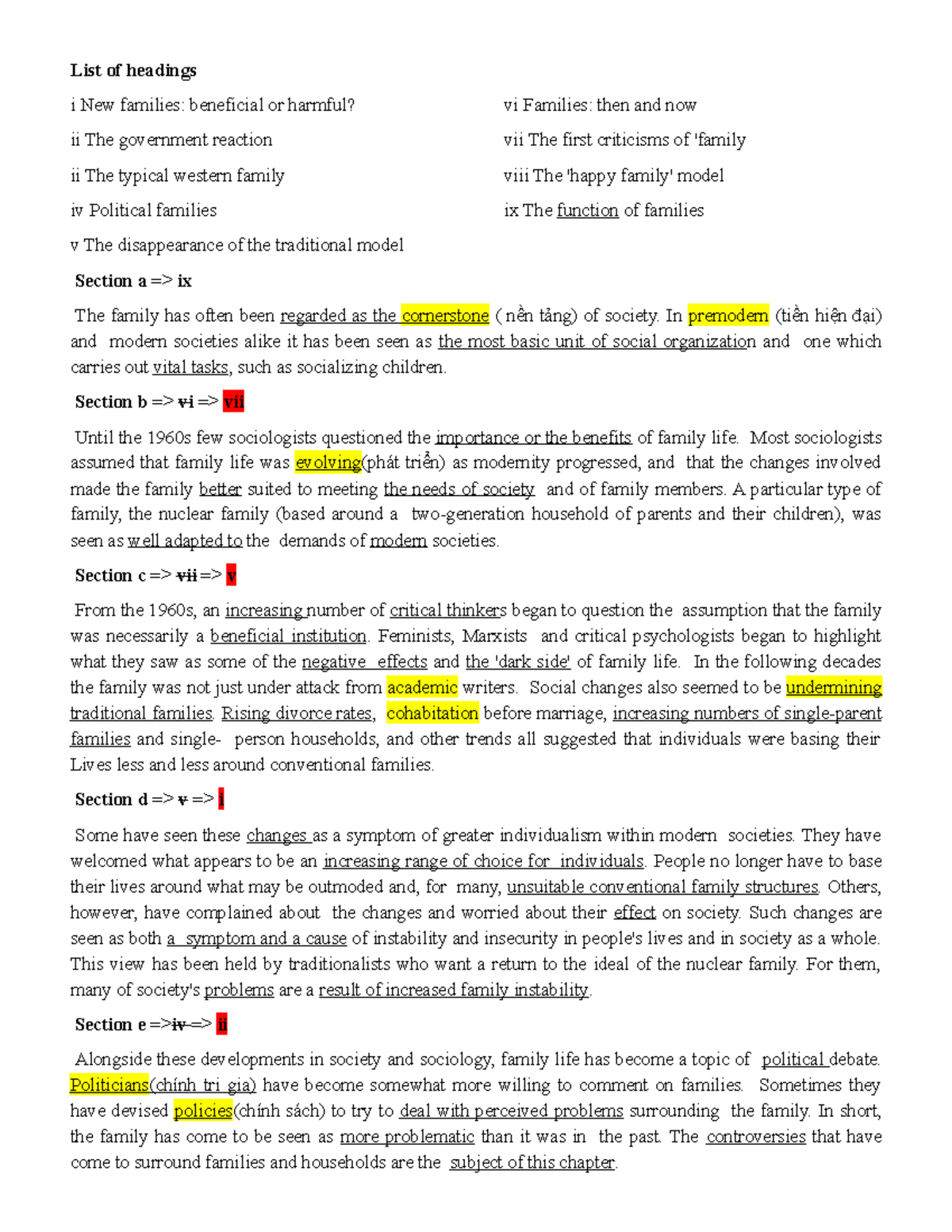 Sociological Perspectives on Modern Family Dynamics: A Study - Studocu
