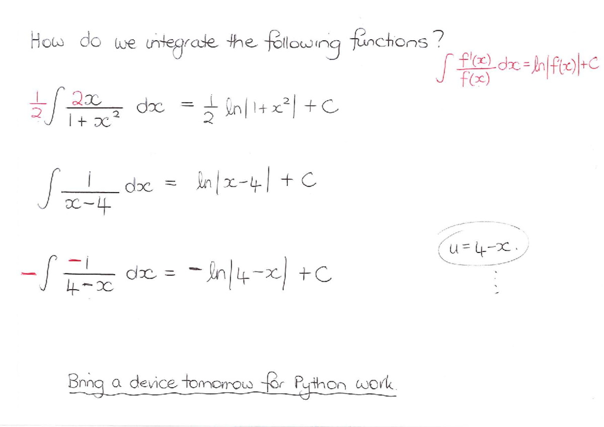 EMTH119 Summer Course Lecture 2: Integrating Factors & DEs - Studocu