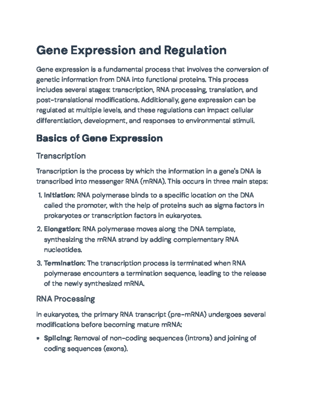 Gene Expression & Regulation (Genetics 101): Key Mechanisms Overview ...