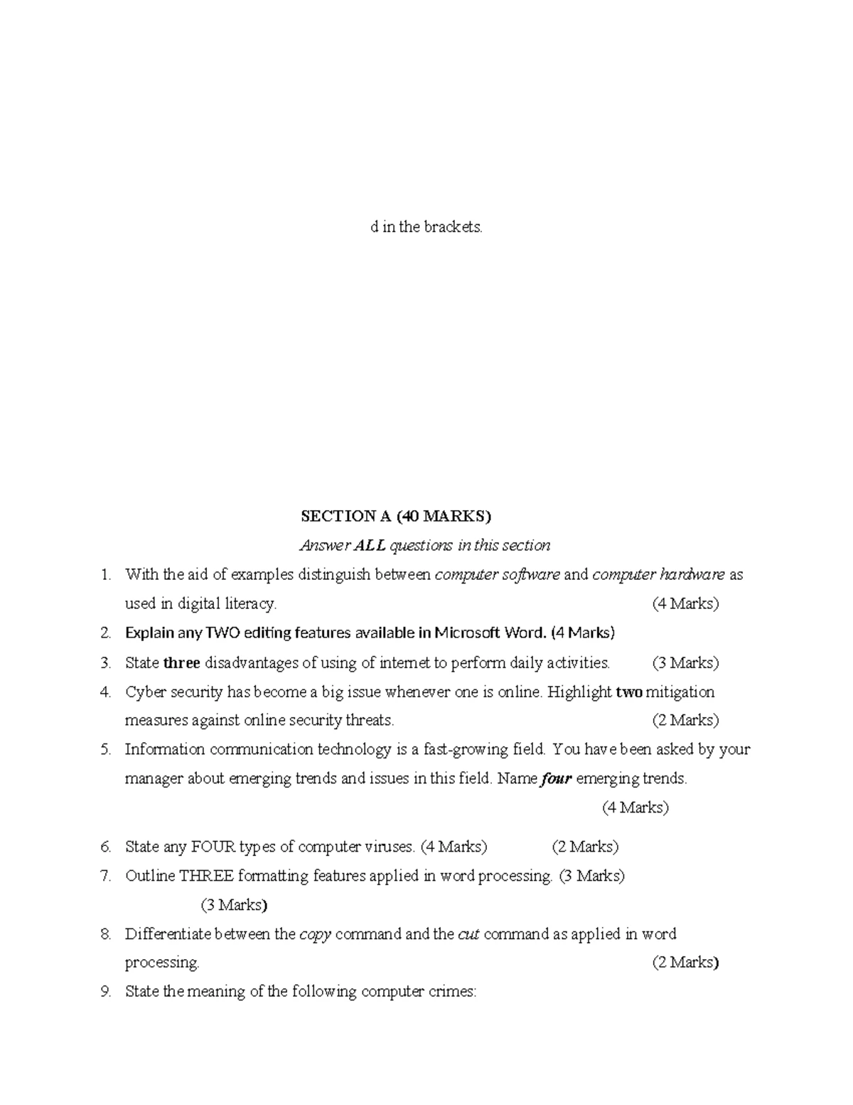 DL Level 6 - DIGITAL LITERACY FINAL EXAM Study Guide - Studocu