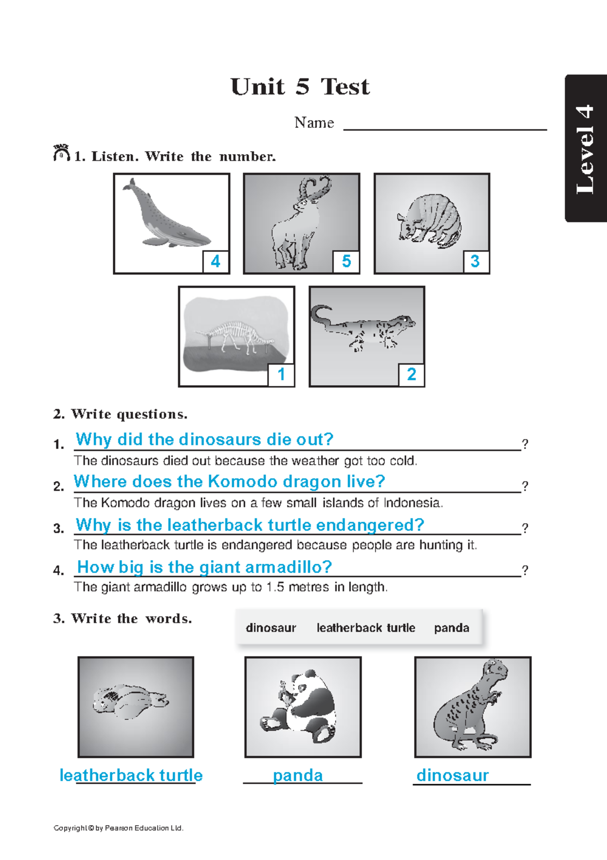 Unit 5 Test Answers - 4 7 Unit Test - Studocu