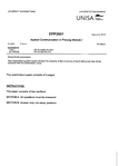 EPP2601 - Unisa - Applied communication in policing - Studocu
