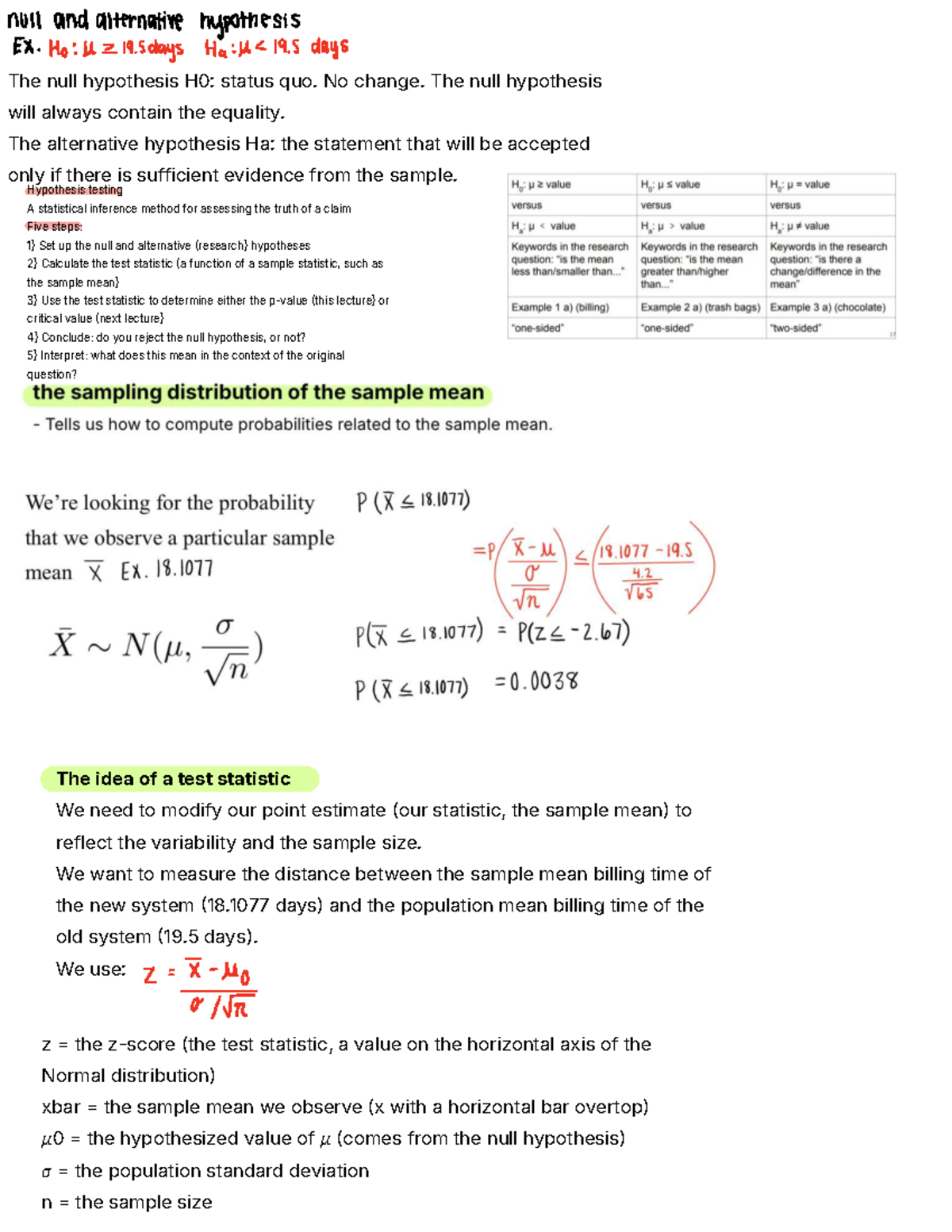 Module 2 - Hypothesis Testing: Null & Alternative Hypotheses - Studocu