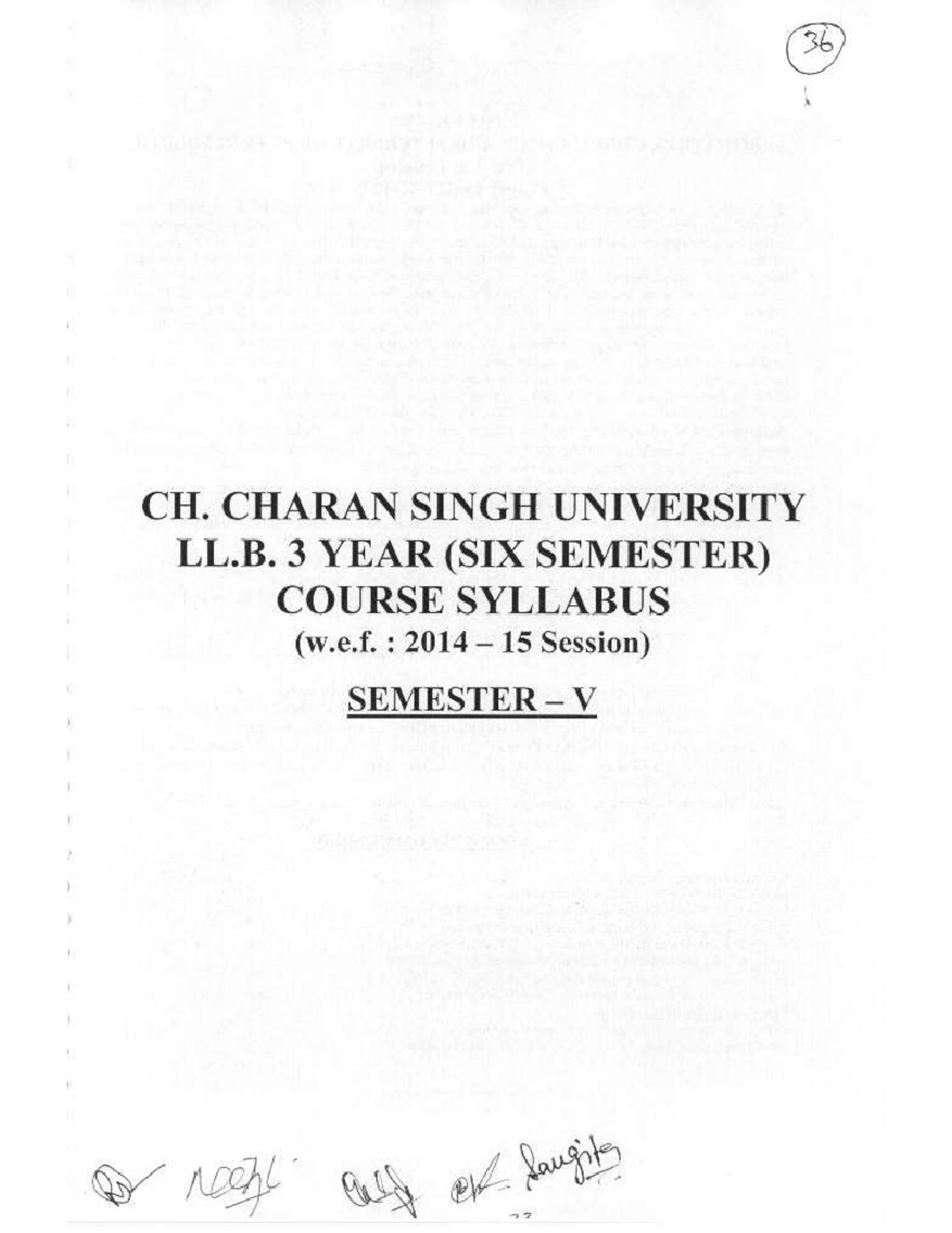 5th Semester Syllabus Overview and Key Details - Studocu