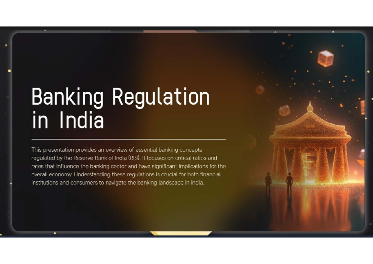Banking Regulation in India: Overview of RBI's Key Policies - Studocu