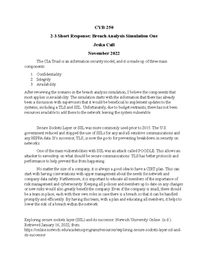 CYB 250 7 1 Final Project Milestone Cyber Defense Paper - 7-1 Final ...