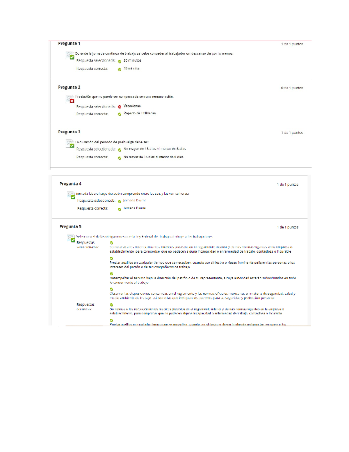Exámenes Automatizados 9 - Derecho Laboral: Preguntas y Respuestas - Studocu