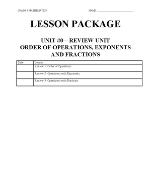 EQAO Formula Sheet Updated - F a1_9e_ Formula Sheet Grade 9 Assessment ...