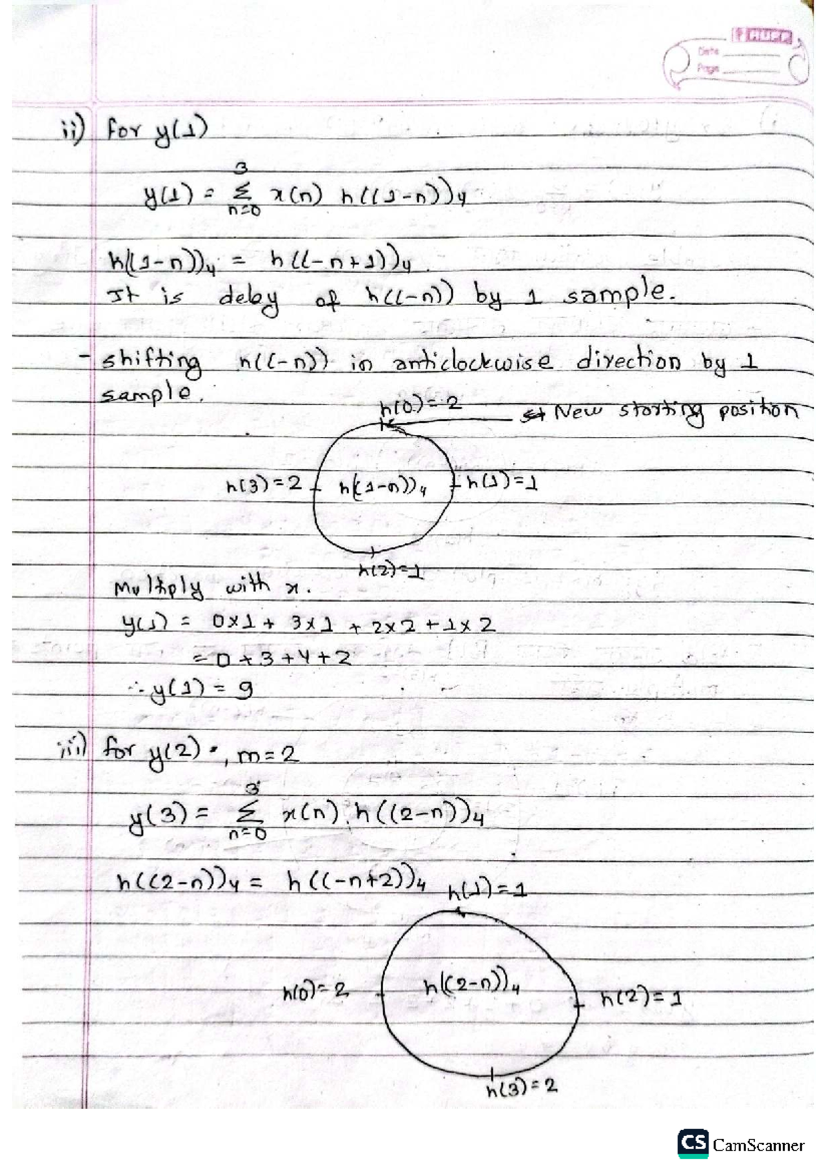 DFT and Circular Convolution Notes for DSAP-3 - Studocu