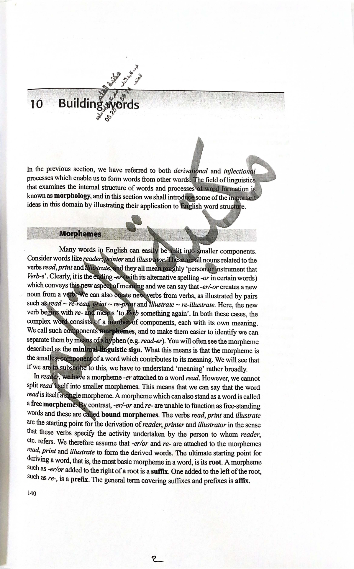 Morphology and Word Formation in English - Morphosyntax 1-1 - Studocu