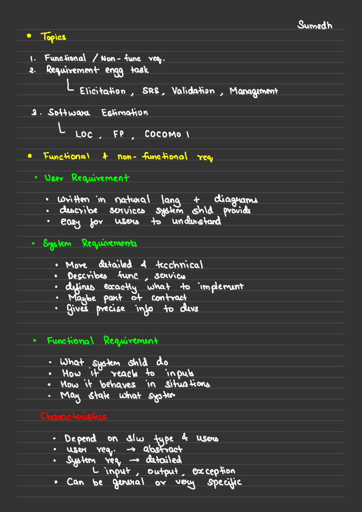 SEPM Unit 2: Functional Requirements and System Design Overview - Studocu