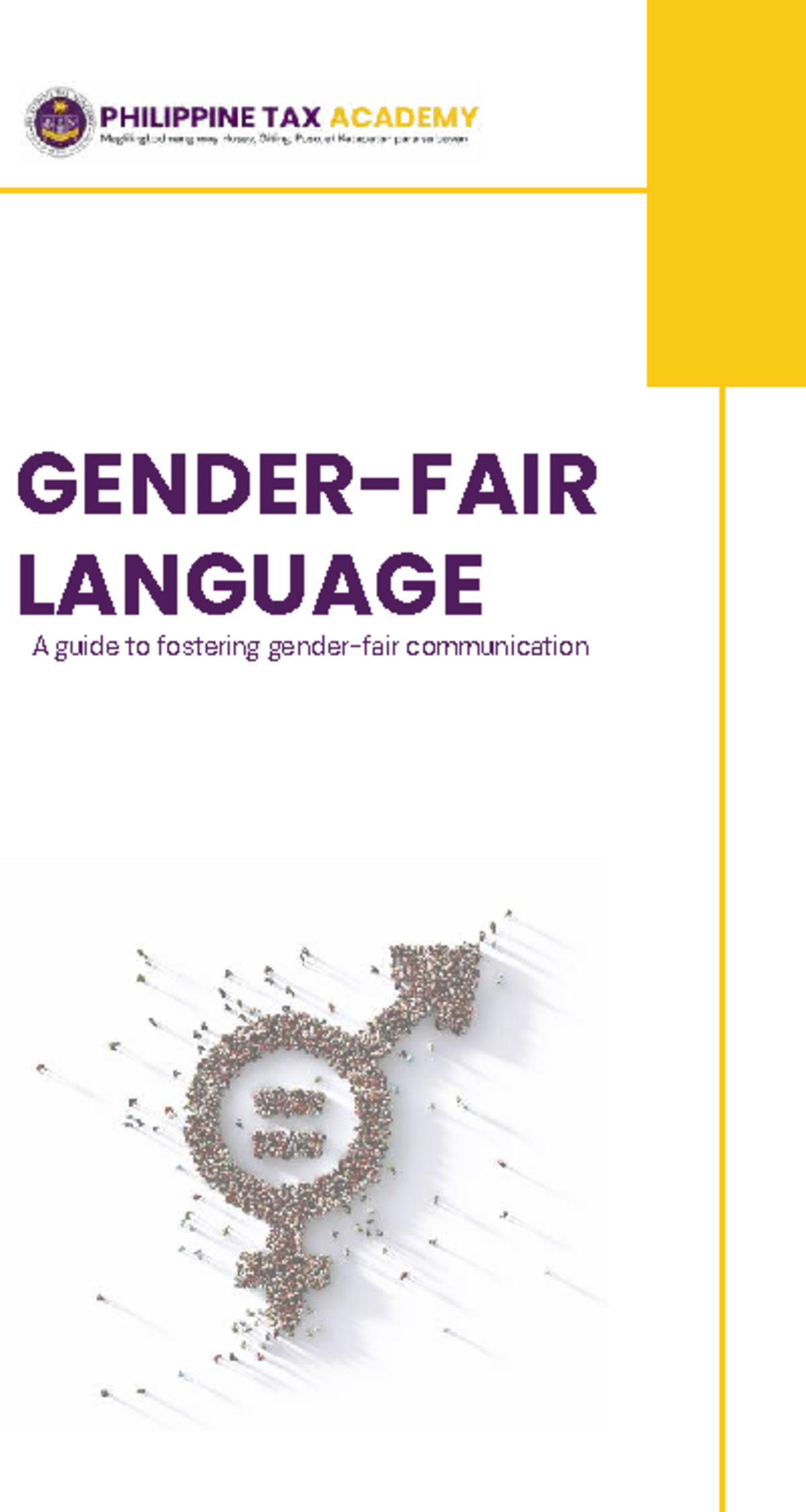 GFL 2024: Guidelines for Gender-Fair Language in the Workplace - Studocu