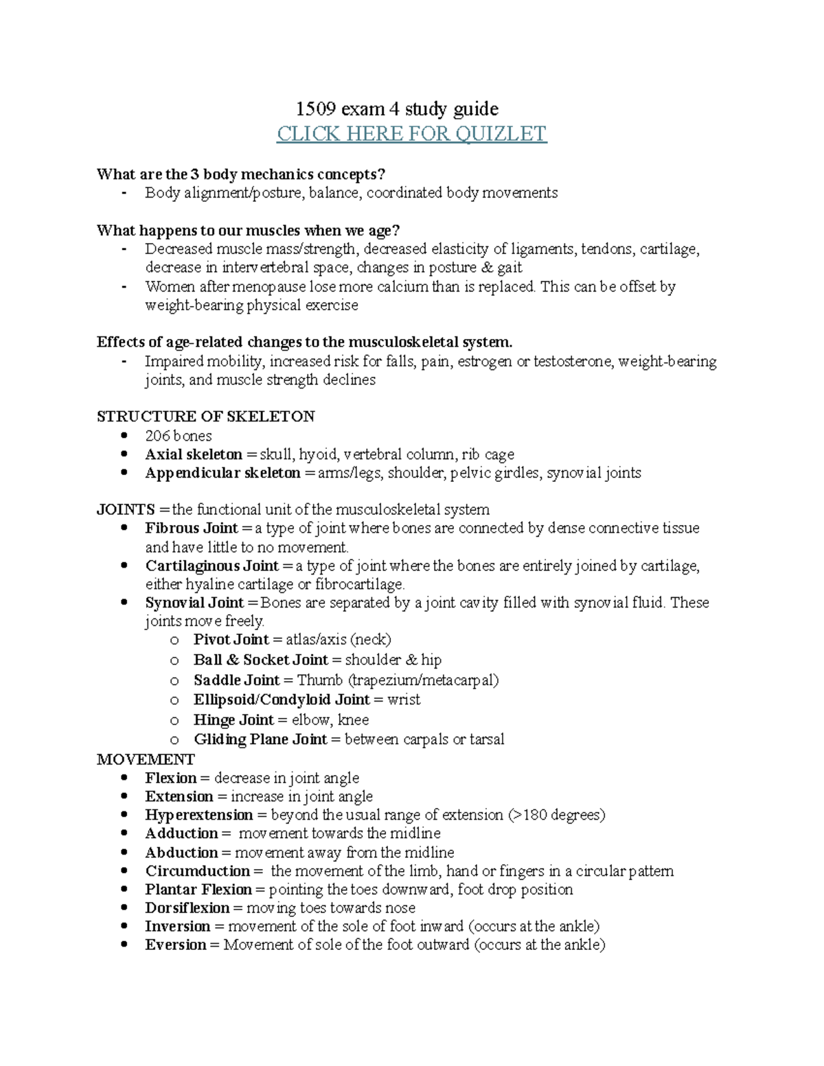 1509 exam 4 study guide - Exam 4 - 1509 exam 4 study guide CLICK HERE ...