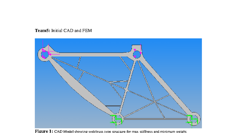Team 5: CAD & FEM Analysis for Max Stiffness & Min Weight - Studocu